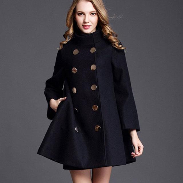 ピーコート　Pコート  レディースコート　秋冬　ラシャコート　ロングコート　女性　ジャケット　アウター　コート　通勤　カジュアル　20代 30代 40代