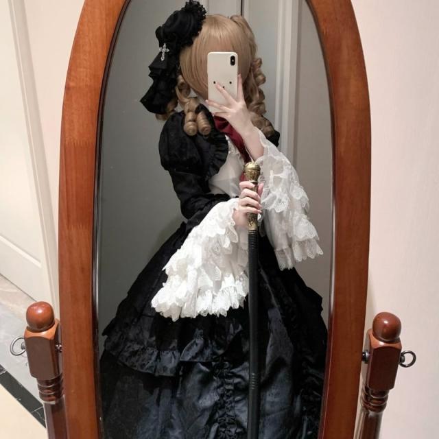 ゴスロリ 地雷系 甘辛ミックス ふわふわ アイドル衣装 3点