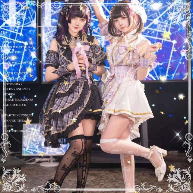 キラキラ アイドル衣装 セットアップ ふわふわ 地下アイドル ライブ ステージ衣装 推し活 イベント衣装