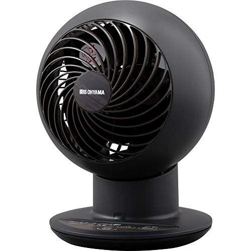 アイリスオーヤマ サーキュレーター アイ 静音 【WOOZOO】 18畳 上下左右首振り デザインモデル パワフル送風 コンパクト リモコン付き PCF-SCC15T-B マットブラック