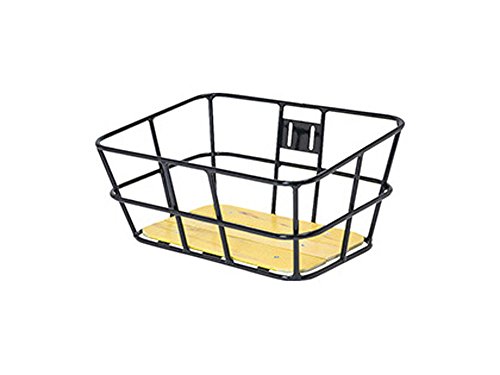 ギザ AL-N03P ウッドボトム バスケット L ブラック(BKT10100)