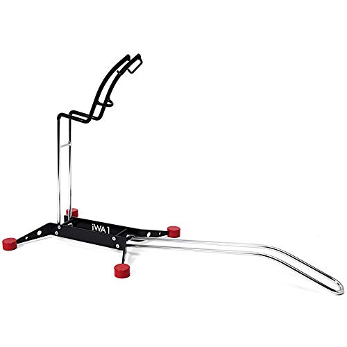 iWA (丸八工機) iWA1 ディスクブレーキ・スルーアクスル対応 横置きディスプレイ&メンテナンス自転車バイクスタンド