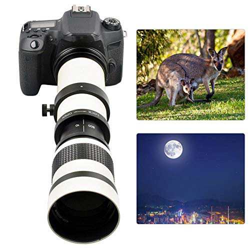 望遠鏡望遠レンズ、白420-800mm開口F/8.3-16フルマニュアル焦点 望遠鏡望遠レンズ、白420-800mm開口F/8.3-16フルマニュアル焦点