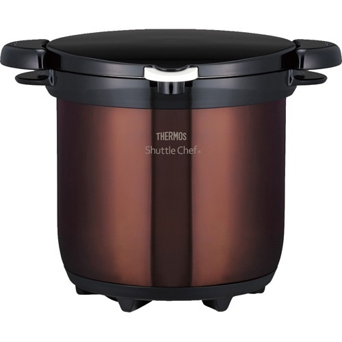サーモス 真空保温調理器シャトルシェフ KBG-4500 CBW クリアブラウン(1台)[鍋]