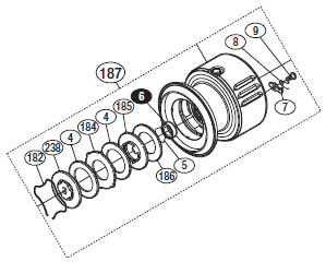 ●シマノ　15 ツインパワー 4000XG (033734)用 純正標準スプール (パーツ品番1089Q)　【キャンセル及び返品不可商品】