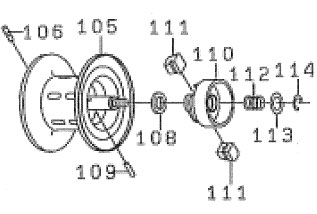 ●ダイワ　Z2020HL(4960652784276)用 純正標準スプール (部品コード129498)　【キャンセル及び返品不可商品】