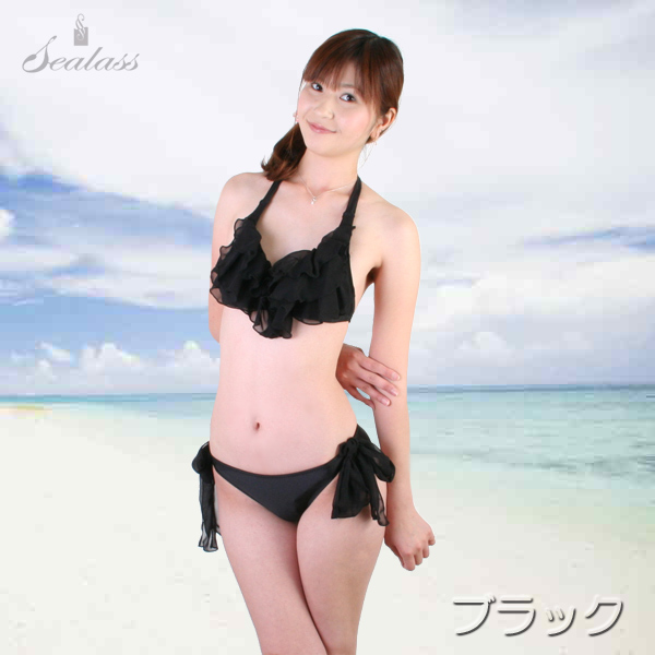 【あす着】LIP SERVICE（リップサービス）ボリュームフリル ホルタービキニ（レディース水着）274100sl1706