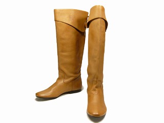 訳あり品 ジョーサンチェス バック レースアップ ブーツ 13840-109茶ブラウン 23.0cm US6.0 JOESANCHEZ SOFIA(z106)