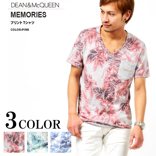 DEAN&McQUUEN(ディーン&マックイーン) MEMORIES【メモリーズ】プリント_Tシャツ