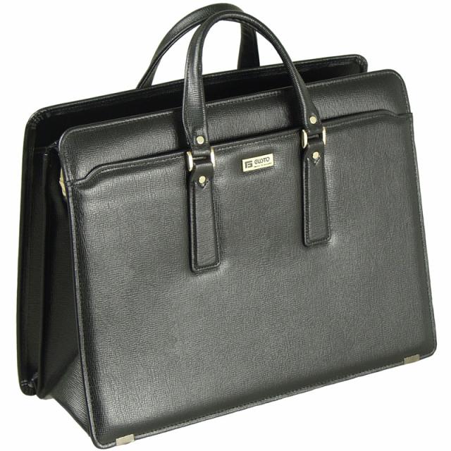HR★☆GUSTO(ガスト) 日本製 豊岡製鞄 ブリーフケース メンズ ビジネスバッグ B4F 45cm No22027-01 クロ [送料無料(一部地域を除く)]