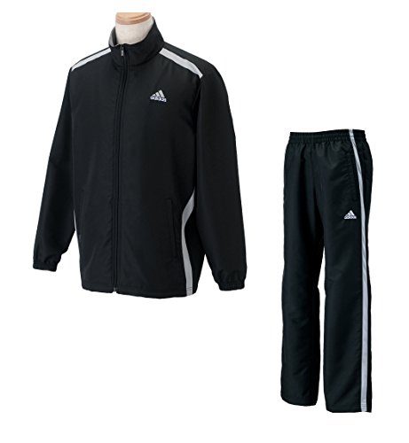 adidasアディダス Basic クロス上下セット Mサイズ [RL114：RL112] (O16007：O15999) ブラック