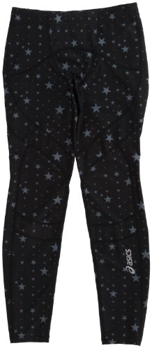 (アシックス)asics プリントMCロングタイツSP XXR817 9091 ブラックxスチール M