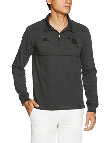 (カンタベリー)CANTERBURY L/S RUGGER SHIRT RA46175 18 ダークグレー L