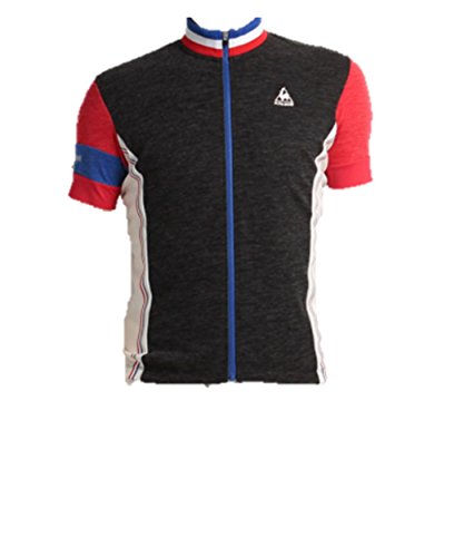 le coq sportif(ルコック) メンズ 半袖ジャージ Mサイズ QC-742165 BLK ブラック