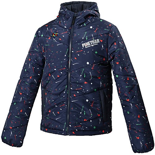 PENETRARペネトラール drip柄 中綿ジャケット Mサイズ 233-02014 [032] NAVY（ネイビー)