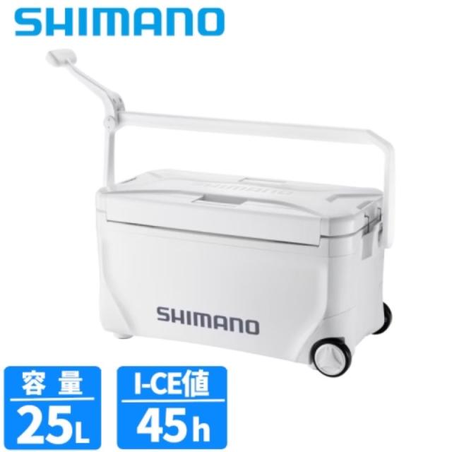 シマノ(SHIMANO) スペーザ ベイシス 25L キャスター ピュアホワイト NS-D25Y クーラーボックス