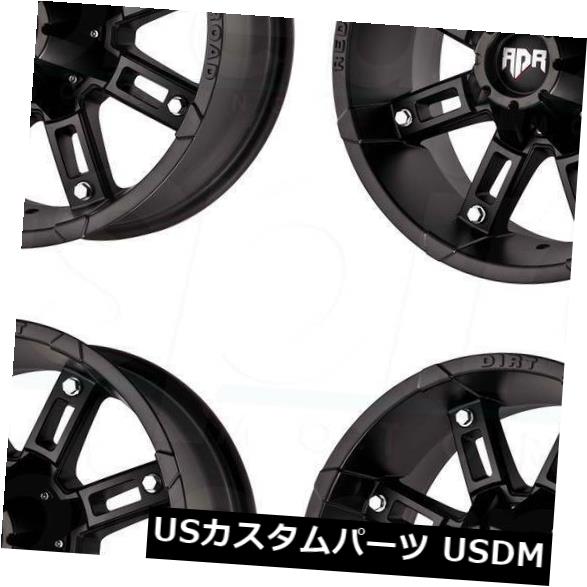 ホイール 4本セット 18x9ブラックホイールRDR RD06 RD6 8x170 12（4個セット） 18x9 Black Wheelsの ...