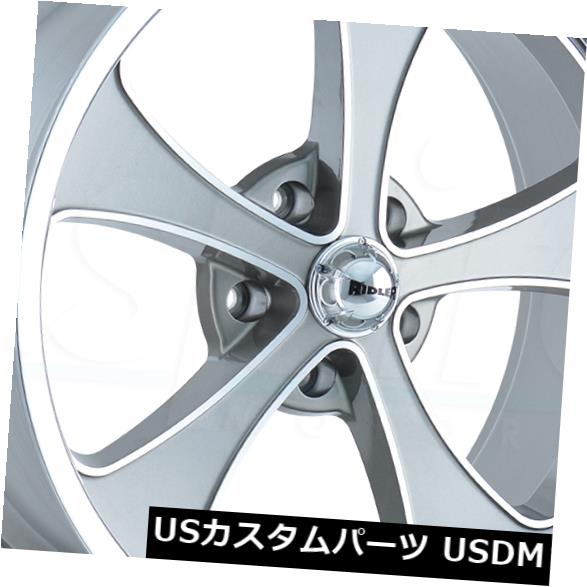 ホイール 4本セット 4-新しい18 "Ridler 645 Wheels 18x9.5 5x114.3 0 Gunmetal Rims の ...