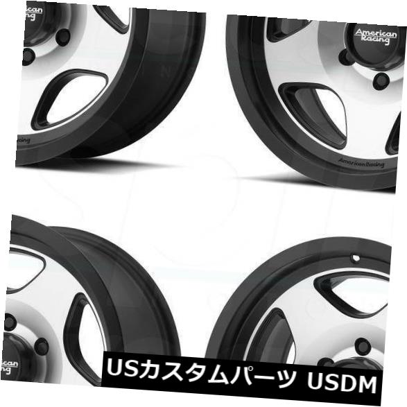 ホイール 4本セット 4-新しい18 "American Racing AR923 Mod 12ホイール18x9 5x5 / 5x127 0の ...