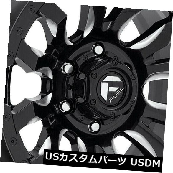 ホイール 4本セット 4-新しい18 "Fuel Blitz D673ホイール18x9 6x5.5 / 6x139.7 20ブラックミルドリの ...