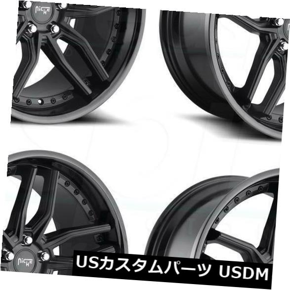 ホイール 4本セット 4-New 19 "Niche Methos M194 Wheels 19x8.5 / 19x9.5 5x120 35の ...