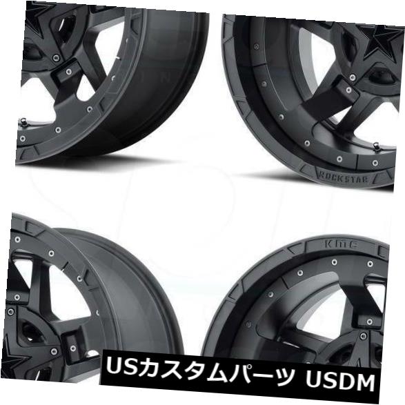ホイール 4本セット 4-New 18 "XD XD827 Rockstar Wheels 18x9 5x5 / 5x127 / 5x13 の ...