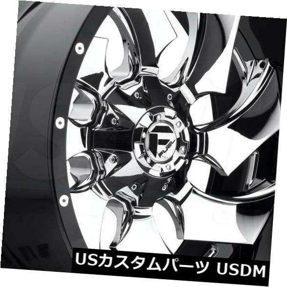 ホイール 4本セット 4-新しい22 "Fuel Cleaver D240 Wheels 22x10 6x135 / 6x5.5 -13 Cの ...