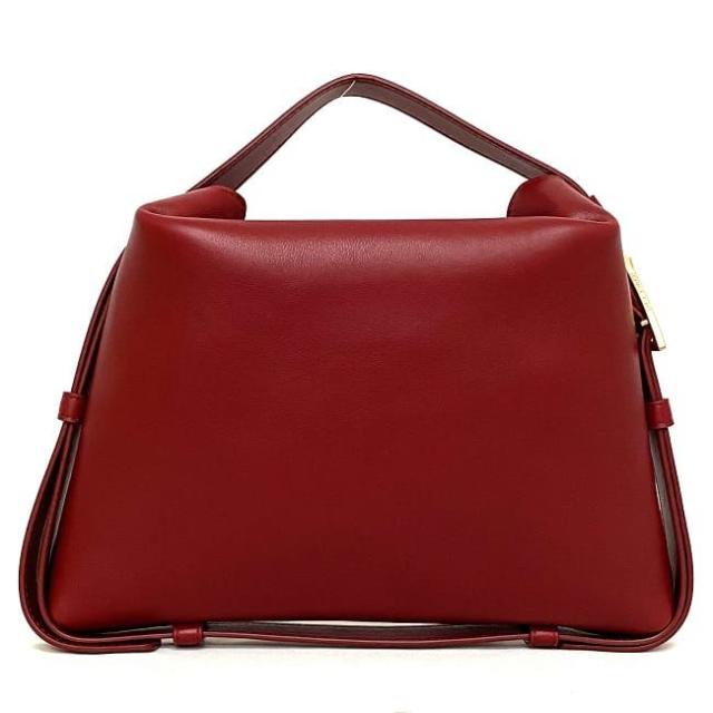 ボッテガ ヴェネタ ハンドバッグ クレードル ボルドー ゴールド 680058