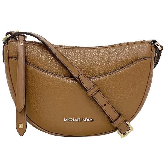 マイケルコース ショルダーバッグ ブラウン ゴールド金具 35R3G4DC5L 未使用 美品 レザー Sランク MICHAEL KORS ポシェット カラー 定番 人気 女性 レディース 通勤 通学 シンプル プレゼント ギフト 贈り物 コンパクト 小さめ 高級感 ブランド 本物 鑑定済み