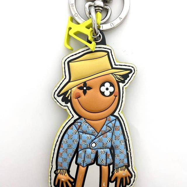 ルイ ヴィトン チャーム ポルトクレ LV スケアクロウ オレンジ