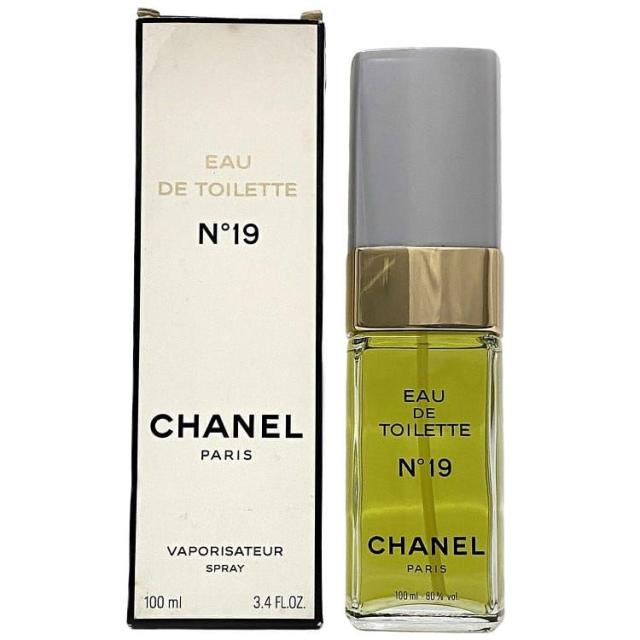 シャネル 香水 NO19 オードトワレ ec-18327 開封済み EAU DE TOILETTE 中古 CHANEL 100ml ヴィンテージ フレグランス パフューム ブランド香水 レディース 女性 定番 人気 お洒落 高級感 エレガント 大人 コスメ 香り 贈り物 ブランド 本物 鑑定済み