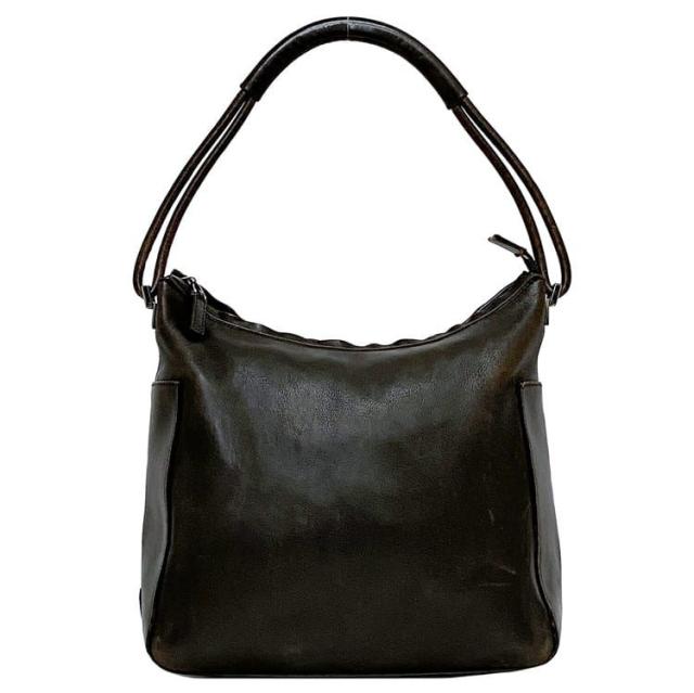 グッチ セミショルダー バッグ ec-21550 ブラウン 001 3766  肩掛け レザー 中古 GUCCI 肩掛け シンプル 本革 ファスナー 定番 人気 女性 レディース 通勤 通学 ビジネス 仕事 革 茶色 お洒落 無地 鞄 エレガント ブランドバッグ 上品 ブランド 本物 鑑定済み