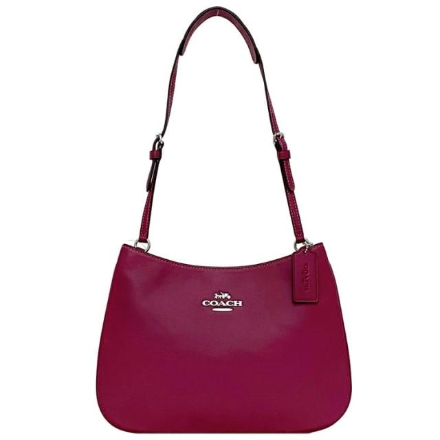 コーチ セミショルダーバッグ ec-22171 ピンク C0952 未使用 美品 レザー Sランク COACH 肩掛け ハンドバッグ ワンショルダー ロゴ シンプル 定番 人気 女性 レディース 革 プレゼント ギフト 贈り物 記念日 誕生日 バッグ 鞄 高級感 ブランド 本物 鑑定済み