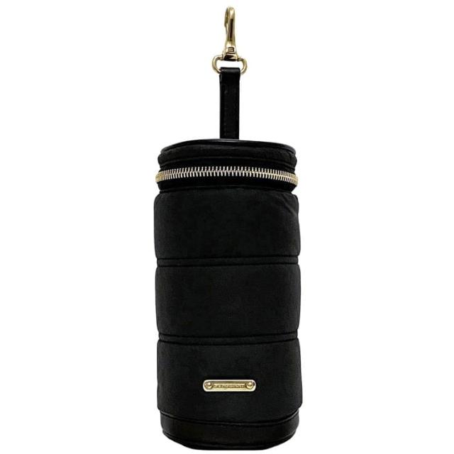バーバリー ポーチ ec-22232 ブラック 美品 筒形 ナイロン レザー 中古 BURBERRY 小物入れ ファスナー チャーム ヴィンテージ 定番 人気 小さい 黒 革 小物 ケース コンパクト ミニ レディース シンプル お洒落 エレガント 高級感 上品 ブランド 本物 鑑定済み