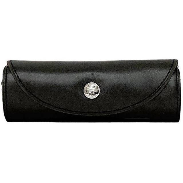 エルメス 靴磨き シューズポリッシャー f-22143 ブラック 美品 ロール レザー ファー 中古 HERMES クロス 黒  シューズ 磨き 掃除 持ち運び 折り畳み ケア用品 本革 革靴 革 シューズ 箱付き レア メンテナンス用品 お手入れ ブランド 本物 鑑定済み