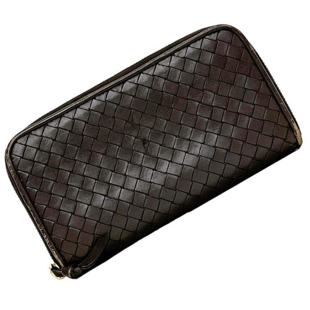 ボッテガヴェネタ ラウンドファスナー 長財布 ec-24040 ブラウン イントレチャート 114076 V0013 2040 財布 レザー 中古 BOTTEGA VENETA ファスナー ロング 定番 人気 メンズ レディース 小物 ウォレット お洒落 シンプル 高級感 上品 ブランド 本物 鑑定済み