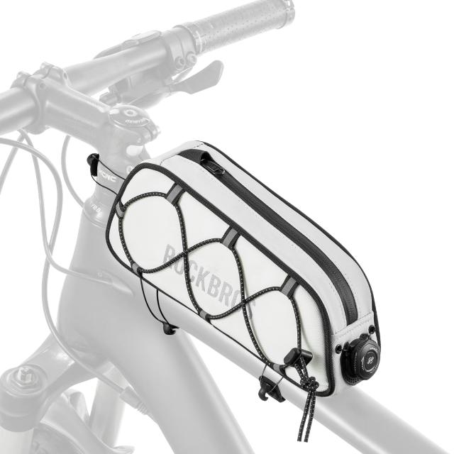 ROCKBROS-ROAD TO SKY トップチューブバッグ 自転車 バッグ Fitgoシステム搭載 取り付け簡単 小物収納 日常防水 耐摩耗性 軽