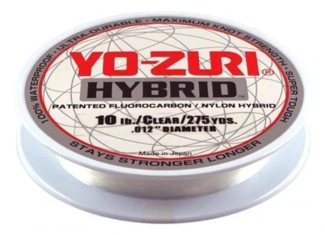 ライン Yo-Zuri 275-Yard Hybrid Monofilament Fishing Line Clear 4.5kg