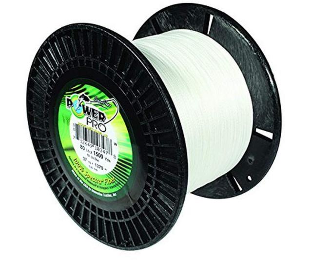 ライン (100 pound 150 yards) - PowerPro Spectra White Braided Line