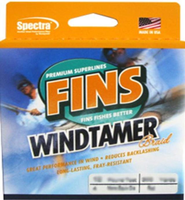 Fins Spectra 150ヤード Windtamer 釣り糸 イエロー 65ポンド
