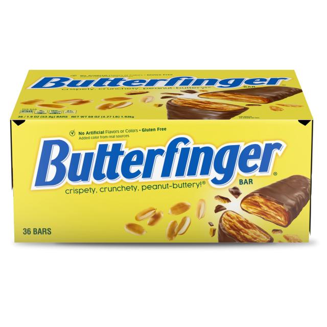 Butterfinger キャンディバー1.9 オンス (36 パック) Butterfinger Candy Bar 1.9oz (Pack of