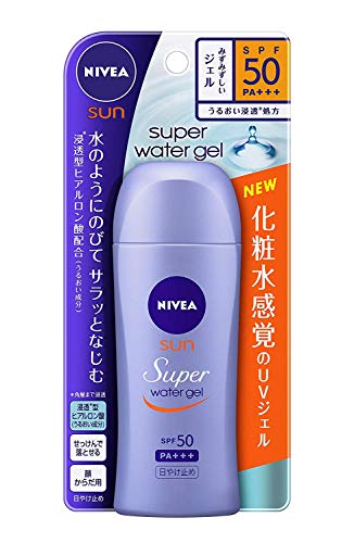 【花王】ニベアサン ウォータージェル ＳＰＦ５０ ８０ｇ ×５個セット