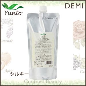 【x4個セット】 デミ ユント シャンプー シルキー 500ml 詰替え用