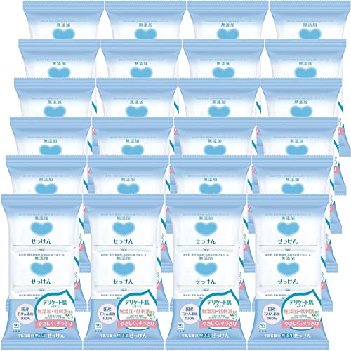 牛乳石鹸　カウブランド 無添加 せっけん 100g・3個入×２４点セット　（無添加・自然派・低刺激　固形石鹸）