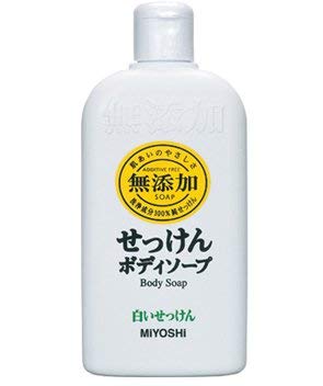 ミヨシ石鹸 無添加 ボディソープ 白い石けん レギュラー 400ml(無添加石鹸)×20点セット　(4904551100324)