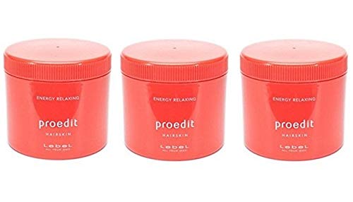 ルベル プロエディット ヘアスキン エナジーリラクシング 360g ×3個 セット 基礎活力が気になる地肌をイキイキすこやかに LebeL proed