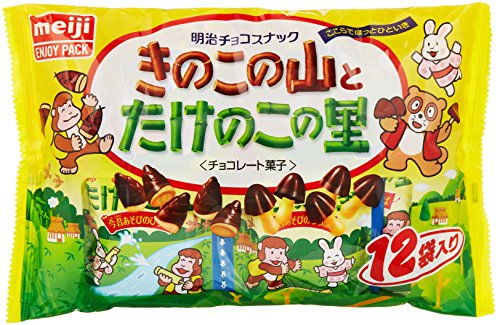 明治 きのこたけのこ袋 12袋×18袋