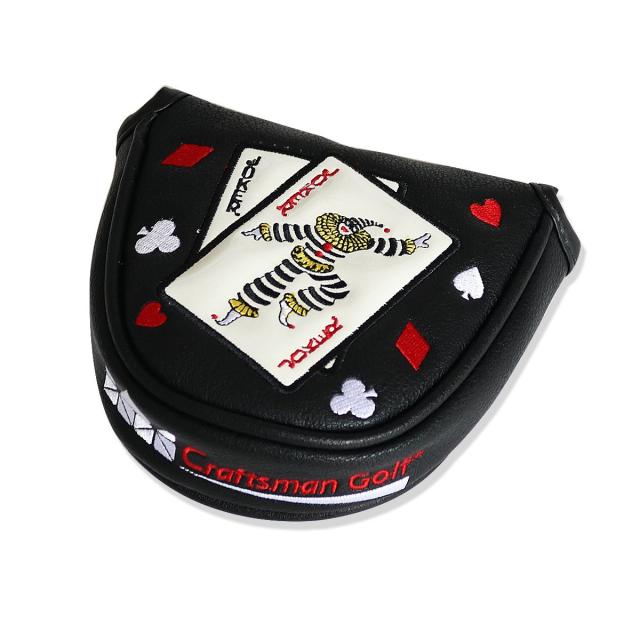 Craftsman ゴルフ ジョーカー ポーカー ゲーム ピエロマレット パターカバー ヘッドカバー