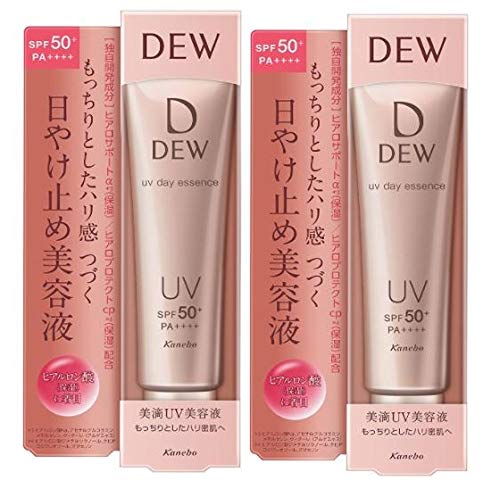 ［2個セット］DEW UVデイエッセンス SPF50+・PA++++ 40ｇ入り×2個