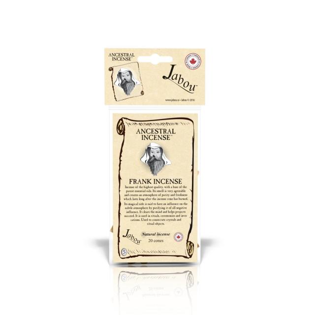 Jabou Ancestral 100%天然お香コーン フランクのお香 瞑想 ヨガ リラクゼーション マジック ヒーリング 祈り 儀式 コーン20個